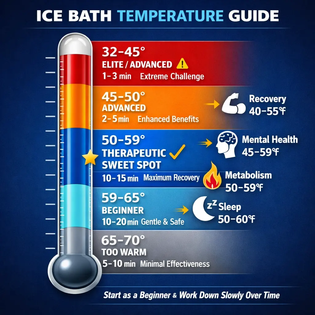How Cold Should an Ice Bath Be? (Temperature Guide by Goal)
